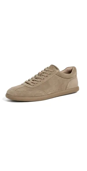 Vince Cove Lace Up Suede Sneakers - Flint