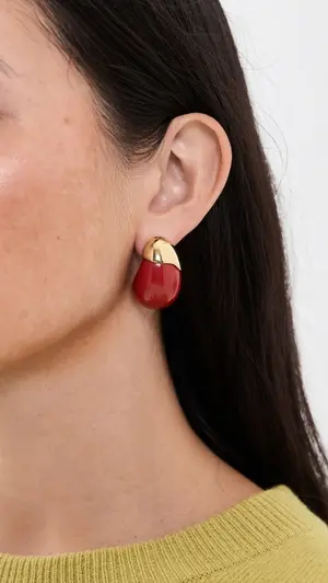 LIZZIE FORTUNATO Vermillion Toro Earrings