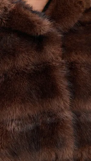 Apparis Marais Mink Hooded Coat