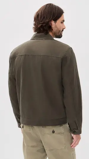 Marine Layer Waxed Trucker Jacket