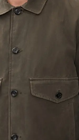 Marine Layer Waxed Trucker Jacket