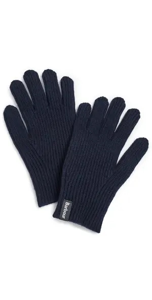 Barbour Danforth Knitted Gloves - Navy