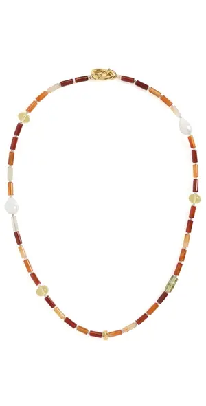 LIZZIE FORTUNATO Circo Necklace In Stone Fruit - Multi