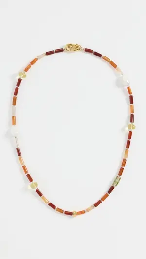 LIZZIE FORTUNATO Circo Necklace In Stone Fruit