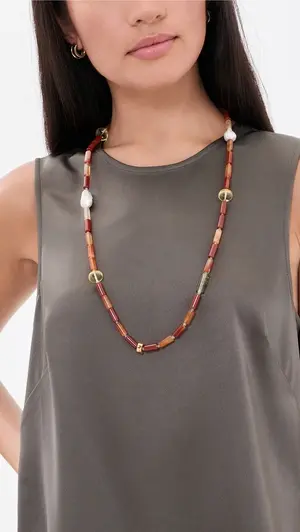LIZZIE FORTUNATO Circo Necklace In Stone Fruit