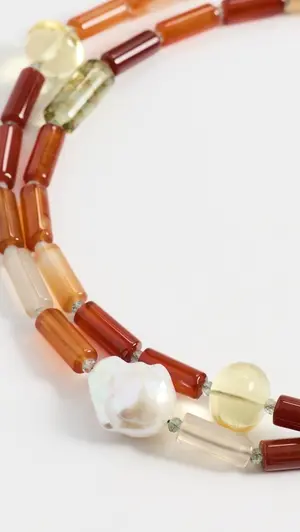 LIZZIE FORTUNATO Circo Necklace In Stone Fruit