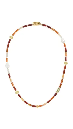 LIZZIE FORTUNATO Circo Necklace In Stone Fruit