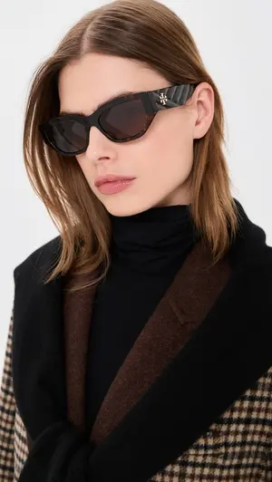 Tory Burch Oval Sunglasses