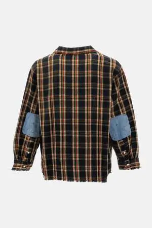 FOUND Camicia Plaid Denim