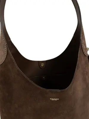 COACH Brooklyn 39 Suede Leather Shoulder Bag - Brown