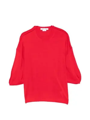 Comme Des Garçons Wool Blend Sweater Comme Des Ga - Red