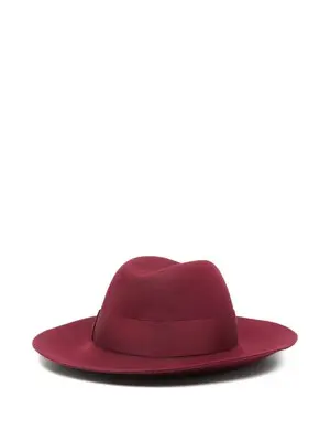 Borsalino Claudette Wool Hat - Red