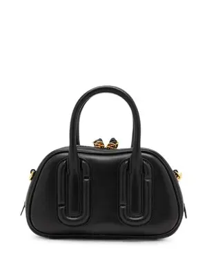 Marc Jacobs Bauletto Micro Leather Handbag - Black