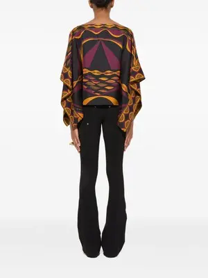 Emilio Pucci Printed Silk Blouse