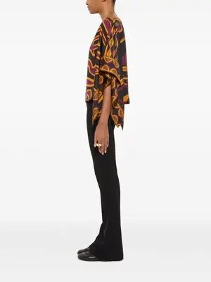 Emilio Pucci Printed Silk Blouse