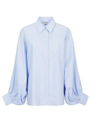 SOSUE Antonia Cotton Shirt - Sky Blue