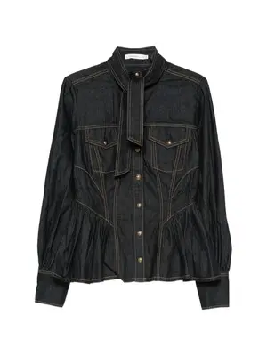 Zimmermann Denim Cotton Shirt - Blue