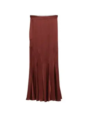 Max Mara Max Mara Silk Skirt Brown