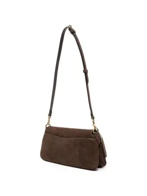 COACH Jet Suede Leather Shoulder Bag