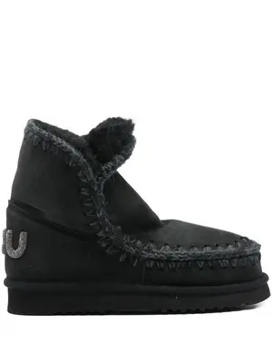 Mou Eskimo 18 Glitter Logo Boots - Black
