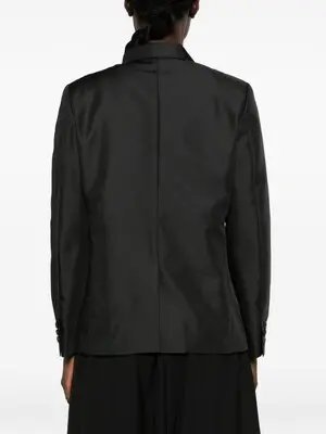 Comme Des Garçons Rouched Single-breasted Jacket