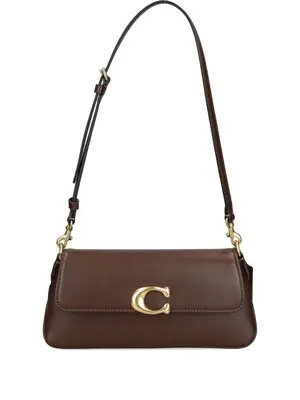 COACH Jet Leather Shoulder Bag - Brown