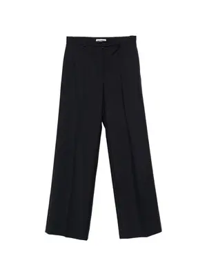 JIL SANDER Wool Straight Trousers