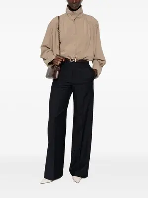 JIL SANDER Wool Straight Trousers