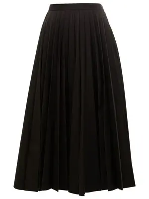 Junya Watanabe Wool Blend Skirt - Black
