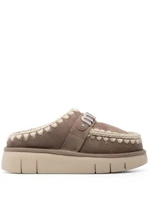 Mou Bounce Clog Slippers - Grey