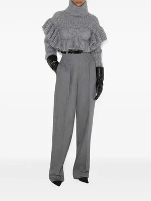 Elisabetta Franchi Wool Blend Turtle-neck Sweater
