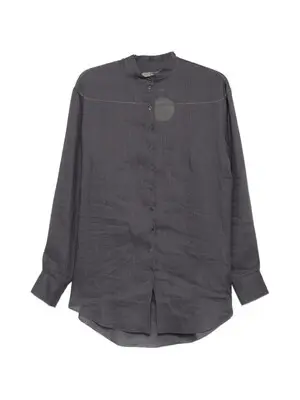 CORTANA Raoul Oversized Shirt - Blue