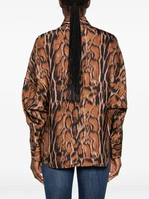 Alberto Biani Printed Silk Shirt
