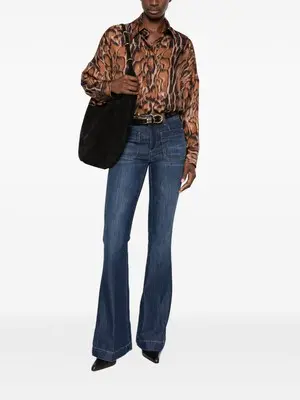 Alberto Biani Printed Silk Shirt