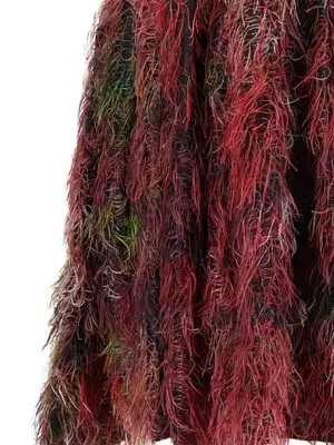 Comme Des Garçons Printed Long Skirt