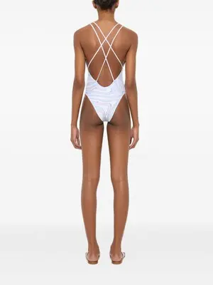 Emilio Pucci One-piece Swimsuit - Sky Blue
