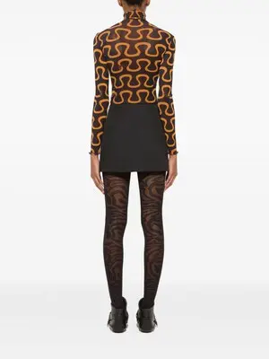 Emilio Pucci Printed Turtle-neck Sweater