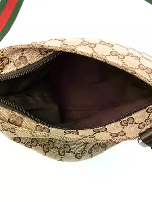 Gucci 2000-2015 Gg Canvas Web Crossbody Bag