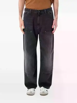 Carhartt Work In Progress Og Double Knee Panelled Jeans - Black