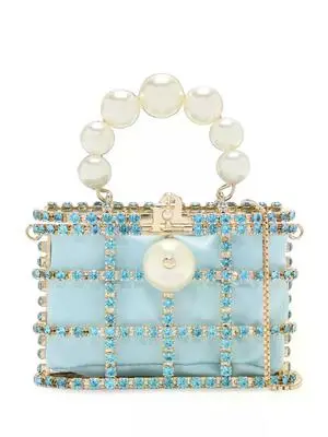 Rosantica Holli Pocket Faux-pearl Tote Bag - Blue
