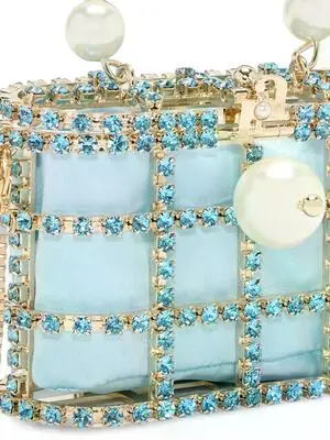 Rosantica Holli Pocket Faux-pearl Tote Bag - Blue