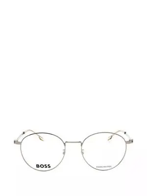BOSS Round-frame Glasses - Silver