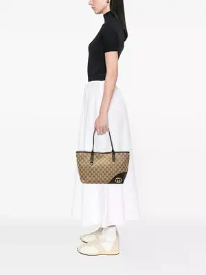 Gucci 2000-2015 Gg Canvas New Britt Tote Bag