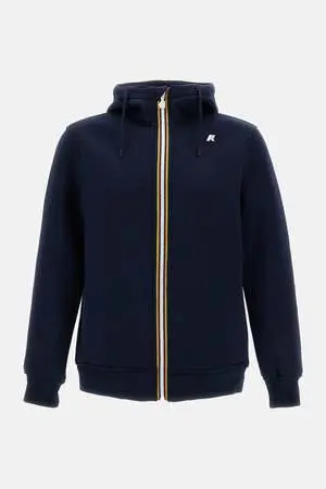 K-WAY Felpa Con Zip Rainer Spacer - Blu
