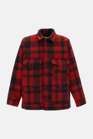 Filson Giacca Mackinaw Wool Cruiser - Rosso