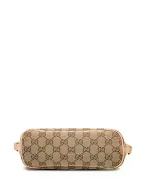 Gucci 2000-2015 Gg Canvas Web Boat Shoulder Bag