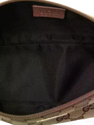 Gucci 2000-2015 Gg Canvas Web Boat Shoulder Bag