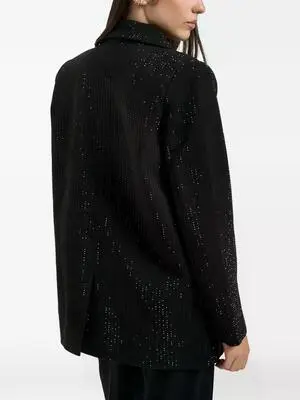 TWENTY FOURHAITCH Uliane Rhinestone-embellished Notch-lapel Blazer