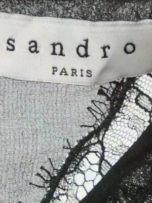 Sandro Lace-detail Mini Dress