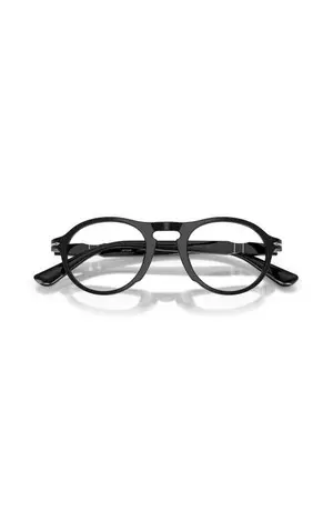 Persol 49mm Phantos Optical Glasses - Black